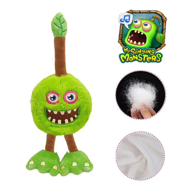 MY SINGING MONSTERS soft Teddy Furcorn Plush Toy Green Little Monster ...