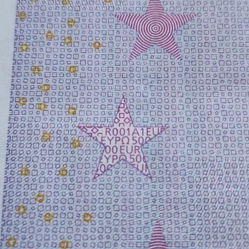 RARE 1ST PRINTER code * R001A1 * GERMANY 500 Euro 2002 X Duisenberg ...