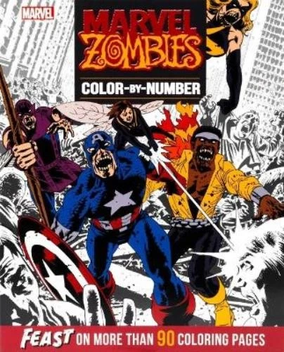 EDITORS OF THUNDER Bay Press Marvel Zombies Color-By-Number (Poche) EUR ...