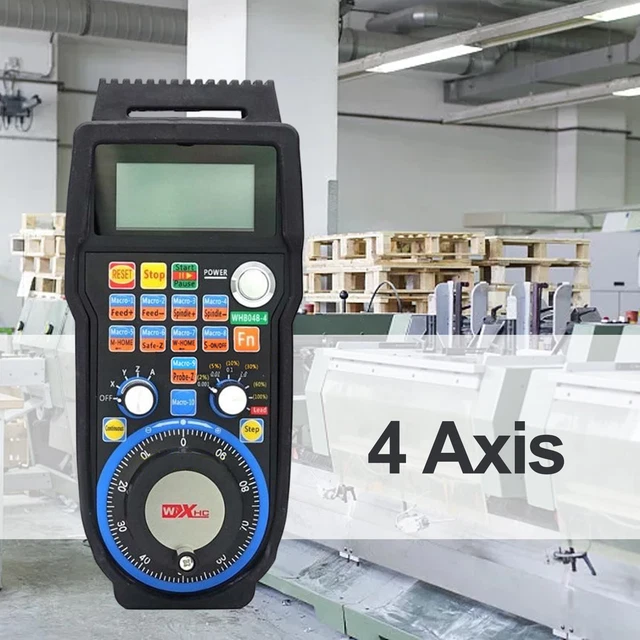 HIGH PERFORMANCE WIRELESS 6 Axis CNC Handwheel Controller with ...