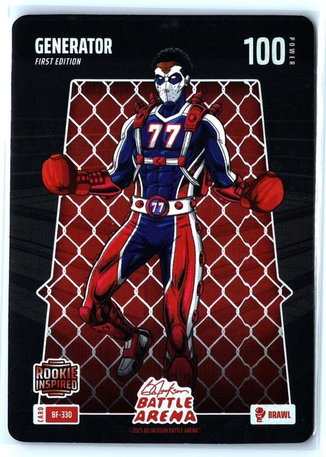 2026 BO JACKSON Battle Arena Generator VJ Edgecombe Brawl BattleFoil BF ...