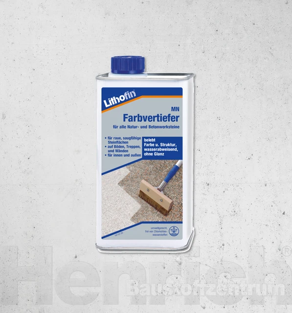 LITHOFIN MN FARBVERTIEFER für Betonsteinwerke Naturstein Imprägnierung 1L EUR 24,99 - PicClick FR