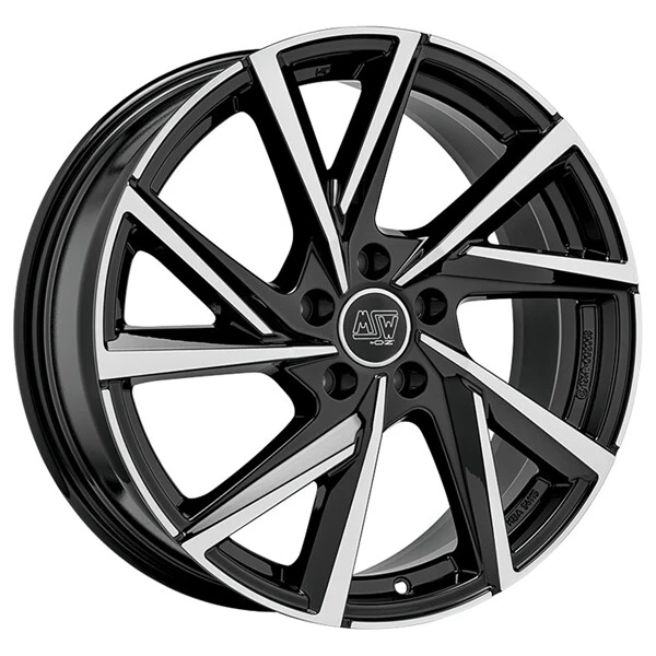 JANTES ROUES MSW Msw 80-5 Pour Audi A4 Avant 7X17 5X112 Gloss Black ...