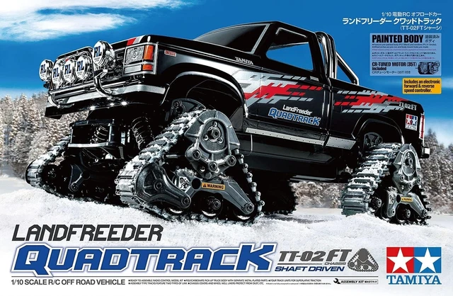 TAMIYA 58690 1/10 R/C Landfreeder Quadtrack 4WD Kit TT-02FT Chassis ...