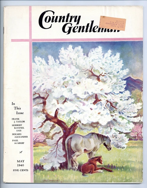 COUNTRY GENTLEMAN MAGAZINE Vol. 110 #5 VG- 3.5 1940 Low Grade £8.35 ...