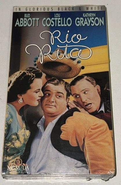MGM UA VHS Rio Rita Abbott & Costello Classic Video Movie Sealed Vhs ...