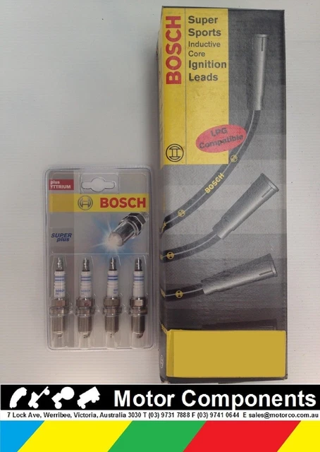 SPARK PLUG & LEAD for TOYOTA COROLLA AE96 AE101 AE102 PASEO STARLET 7A ...