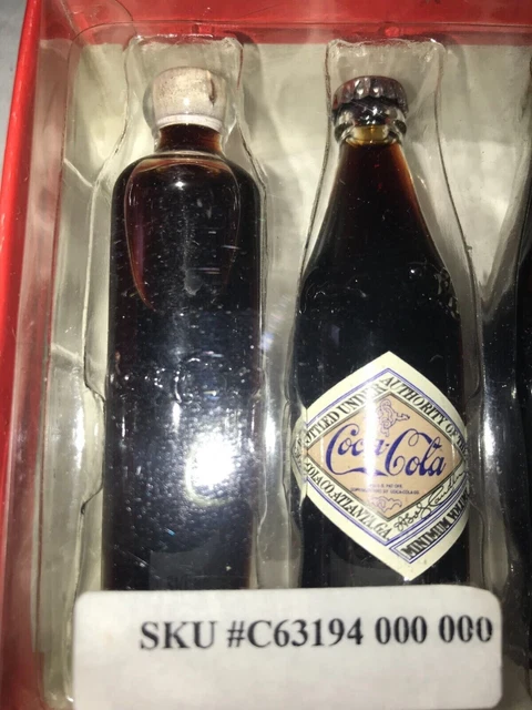 MINIATURE BOTTLE SET 100 Years of Coca Cola Bottling Limited Edition ...