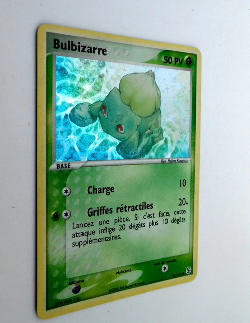 CARTE POKEMON BULBIZARRE 55 /112 reverse holo EX Rouge Feu & Vert Feuilles rare EUR 115,00 ...