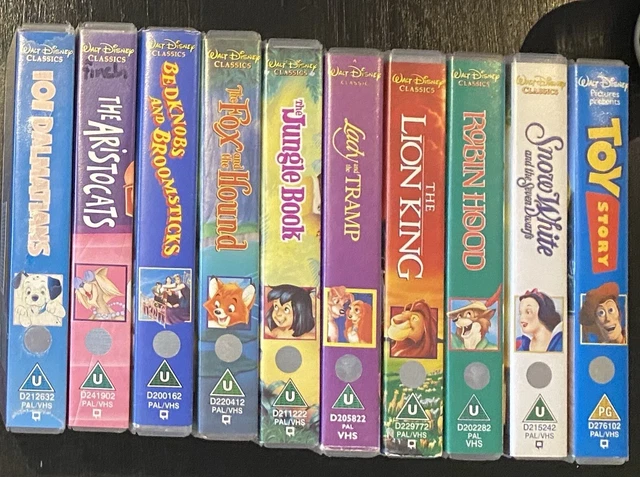 DISNEY VHS BUNDLE X 10 £9.99 - PicClick UK
