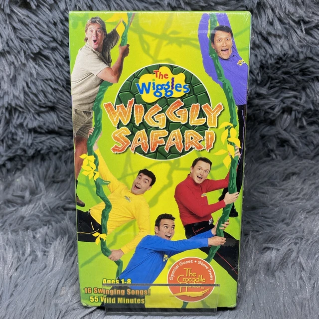 The Wiggles Wiggly Safari Vhs Tape 2006 Steve Irwin Crocodile Hunter 2153