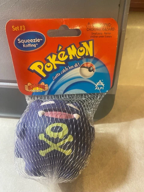 NEW 2000 RARE-POKEMON KOFFING Squeeze Toy - Vintage Pocket Monsters ...