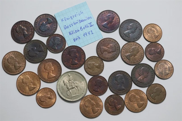 🧭 🇬🇧 UK Gb Queen Elizabeth Ii Massive Lot Many High Grade B55 #3 Iii3 ...
