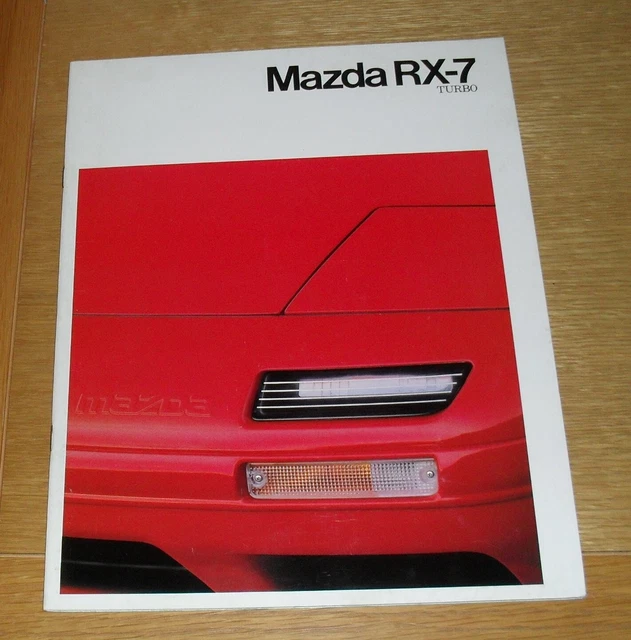 MAZDA RX-7 RX7 Turbo Coupe & Convertible Brochure 1989-1990 £19.95 ...