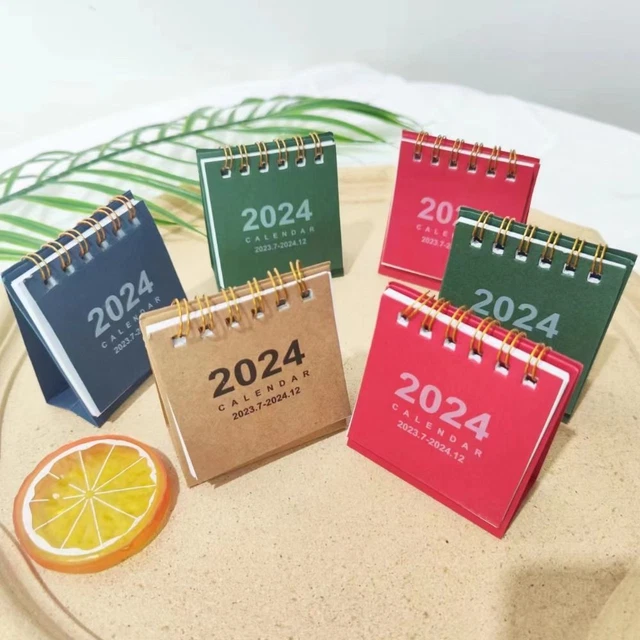 OFFICE DESK DECOR 2024 Mini Desktop Paper Calendar Table Calendar ...