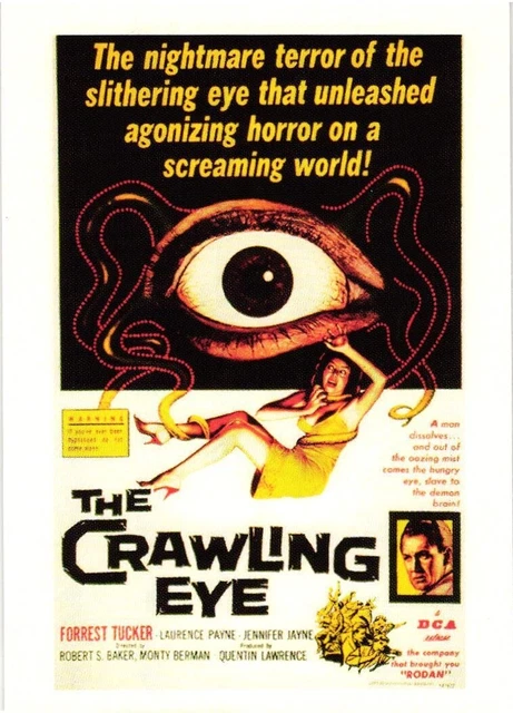 THE CRAWLING EYE 1997 Movie Poster Trading Cards 1958 DCA £6.58 ...