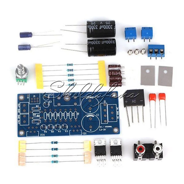 TDA2030A AUDIO POWER Amplifier Arduino DIY Kit Components OCL 18W x 2 ...