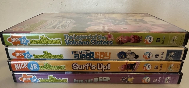 NICKELODEON THE BACKYARDIGANS DVD Lot Of 4 Into The Deep, Surfs Up ...