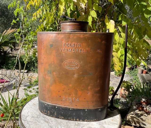 SULFATEUR PULVERISATEUR AUTHENTIQUE en cuivre Eclair Vermorel EUR 99,00 ...