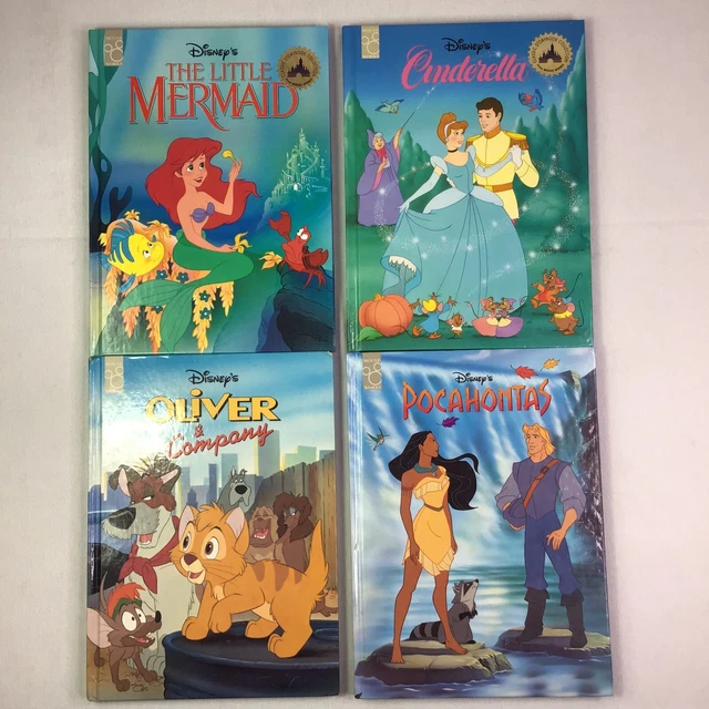 LOT OF 4 Disneys Classic Books Mouse Works Collection HB Cinderella ...