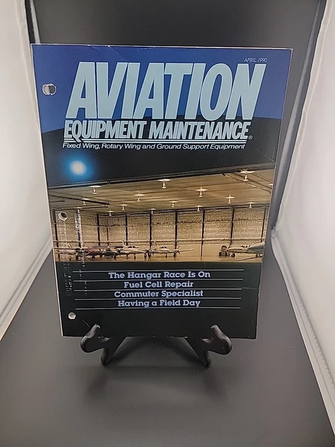 AVIATION EQUIPMENT MAINTENANCE Magazine April 1990 £8.30 - PicClick UK