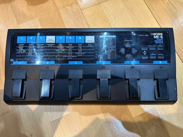 BOSS ME 6 / ME6 - Guitar Multiple Effects Pedal Unit - Made In Japan £ ...