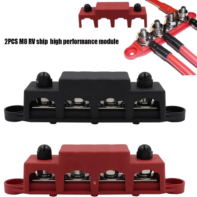 250A 200A 4 Post Busbar Bus Bar Power Distribution 12V 48V for car RV ...