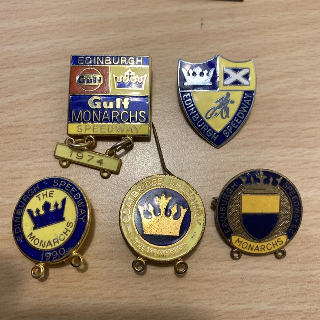EDINBURGH MONARCHS SPEEDWAY Sport Motorsport Pin Badges X 5 £14.99 ...