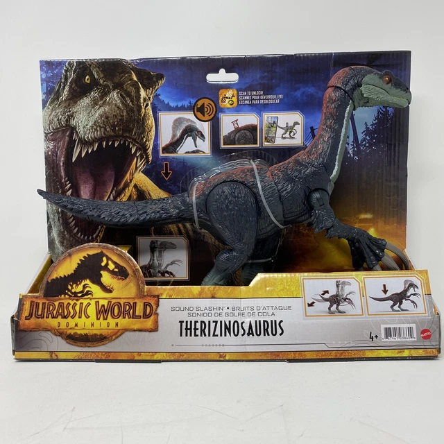 JURASSIC WORLD DOMINION Therizinosaurus Sound Slashing Dinosaur Figure ...