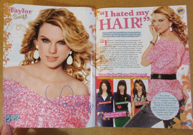BOP MAGAZINE TAYLOR Swift + Poster - Demi Lovato Miranda Cosgrove ...