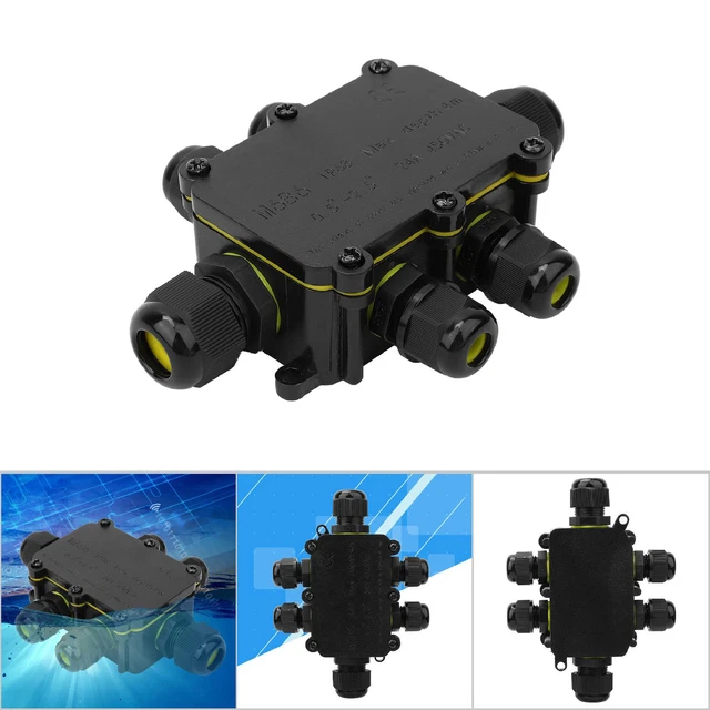 PLASTIC JUNCTION BOX 5m Underwater Connection Wiring Box T100 450VAC ...