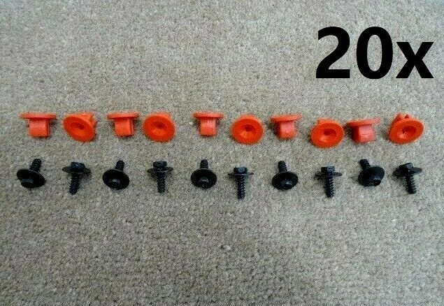 MERCEDES-BENZ UNDERTRAY UNDER Engine Cover Repair Kit Clips Splashguard ...