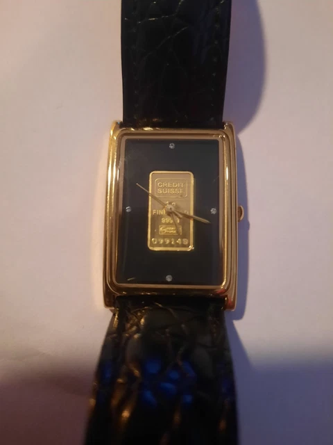 WINDGASSEN DAMENARMBANDUHR 1GR Goldbarren EUR 120,00 - PicClick DE