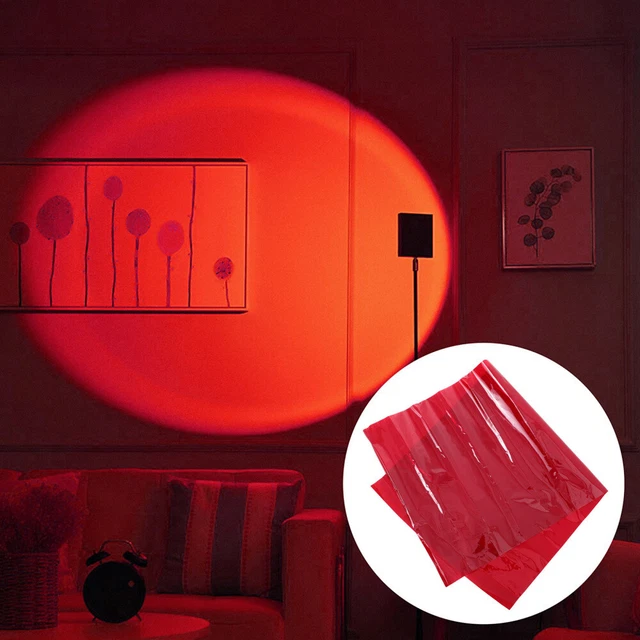IRIDESCENT BLACKOUT SUNSET Film Color Filter Sheet Stage Correction ...
