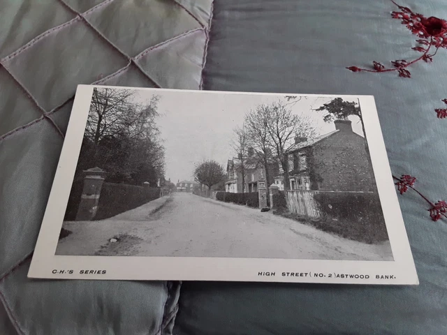POSTCARD HIGH STREET Astwood Bank Redditch Worcestershire Row Of Old ...