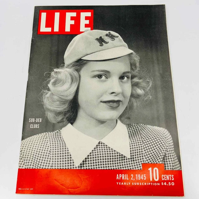 LIFE MAGAZINE APRIL 2 1945 WW2 Allied Armies Cross the Rhine League of ...