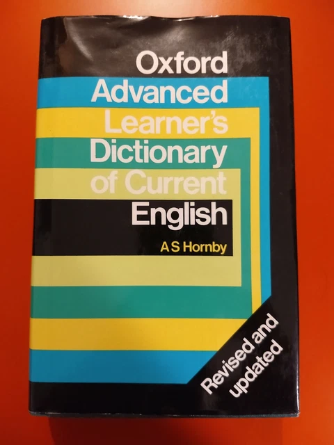 OXFORD ADVANCED LEARNER'S Dictionary of Current English £2.55 - PicClick UK
