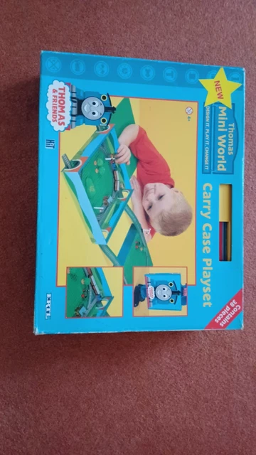 ERTL THOMAS THE Tank Engine Miniature Mini World Train Carry Case Set £ ...