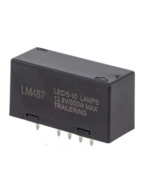 LED FLASHER RELAY Turn Signal Module 10-pin Connector Direct Plug-in ...