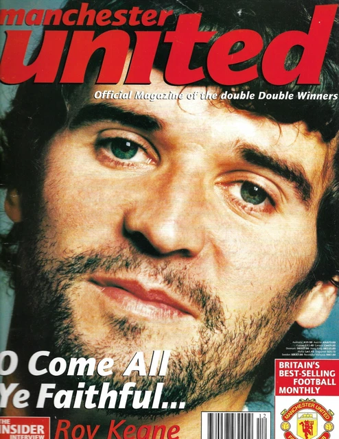 THE OFFICIAL MAGAZINE of Manchester United - Vol.4 No.12 Dec.1996 £3.75 ...