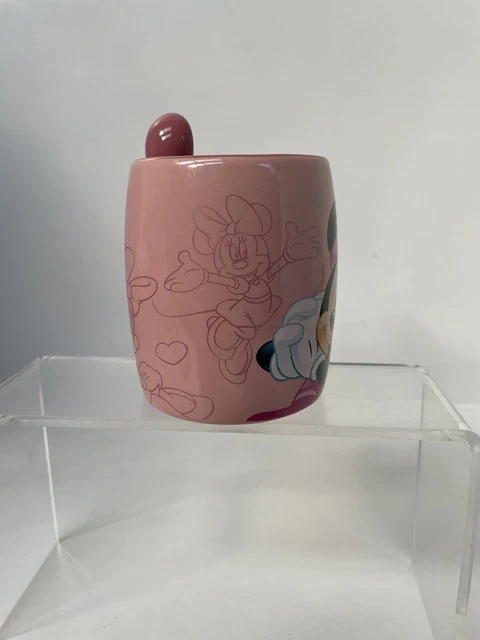 DISNEYLAND PARIS EXCLUSIVE Minnie Mouse Pink Ceramic Tea/Coffee Mug ...