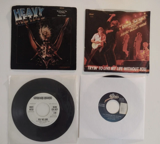HEAVY METAL DEVO Coal Mine/Bob Seger/White Witch/Collin Raye Lot Of 4 ...