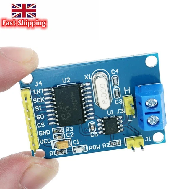 MCP2515 CAN BUS Module TJA1050 Receiver SPI Module for 51 MCU ARM Controller £4.55 - PicClick UK
