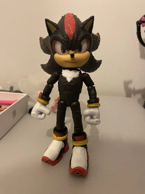 SONIC THE HEDGEHOG 3 Movie Shadow The Hedgehog 13cm Figure 2024 Jakks £ ...