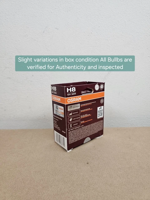 OSRAM NIGHT BREAKER Laser H8 Fog Halogen Headlight Fog Bulbs 64212NL ...