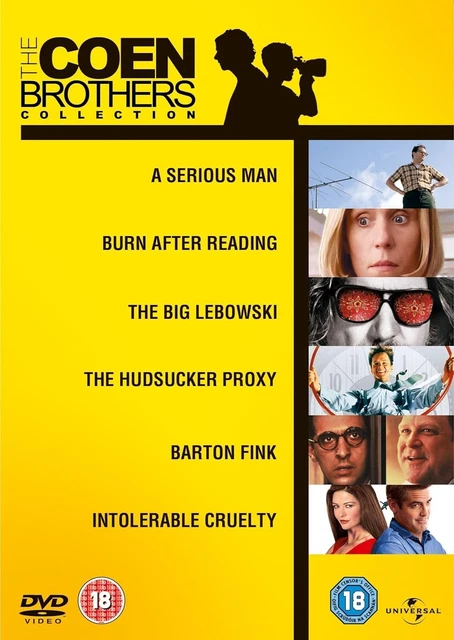 THE COEN BROTHERS COMPLETE COLLECTION DVD 6 MOVIE FILM BOX SET Original UK Reles £29.99 ...