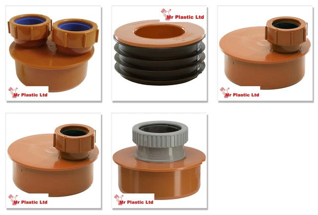 POLYPIPE 110MM UNDERGROUND Drainage PVC to Clay Pipe Adaptor £22.04 ...