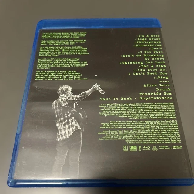 ED SHEERAN JUMPERS for Goalposts Blu-ray Live Wembley Stadium New Japan ...