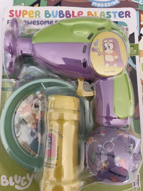BLUEY MAGAZINE, ISSUE 43, Super Bubble Blaster Set £12.94 - PicClick UK