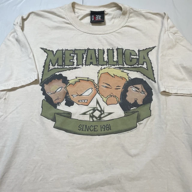 VINTAGE 2003 METALLICA T-SHIRT - Large - SINCE 1981 $200.00 - PicClick CA